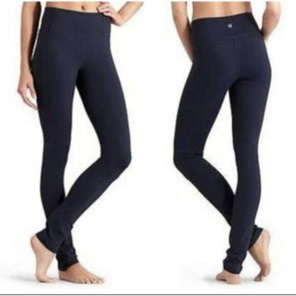 Athleta | Pants & Jumpsuits | Athleta Skinny Up Tight Leggings Navy ...